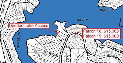 Lots 18 and 19 Falcon Lake Redstone Lots For Sale Wisconsin lake